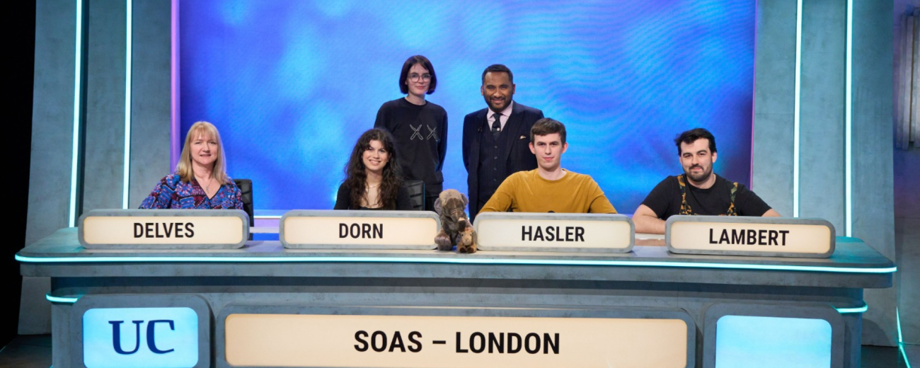 SOAS University Challenge team reaches round two of BBC quiz show | SOAS